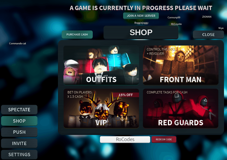 The Squid Game Codes (December 2025) - RoCodes